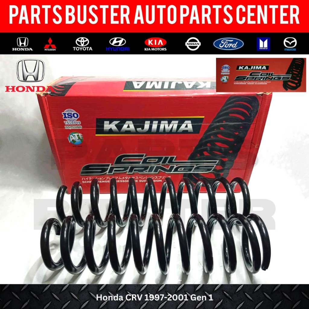 Front Coil Spring 2 pcs for Honda CRV 1997-2001 Gen 1 (KJM-3187 ...