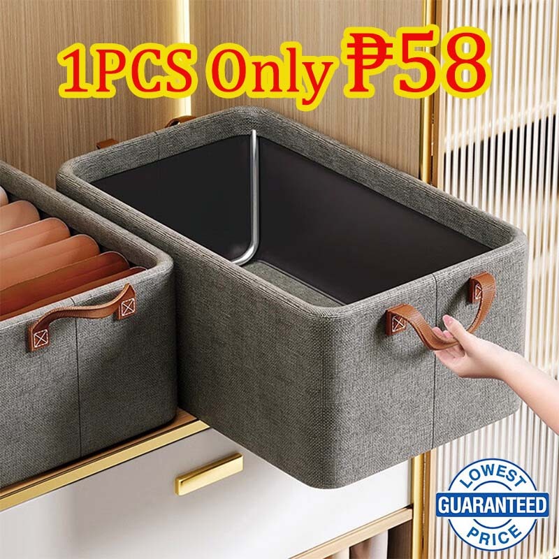 Foldable Large Storage Box Home Steel FrameClothes Organizer Waterproof ...