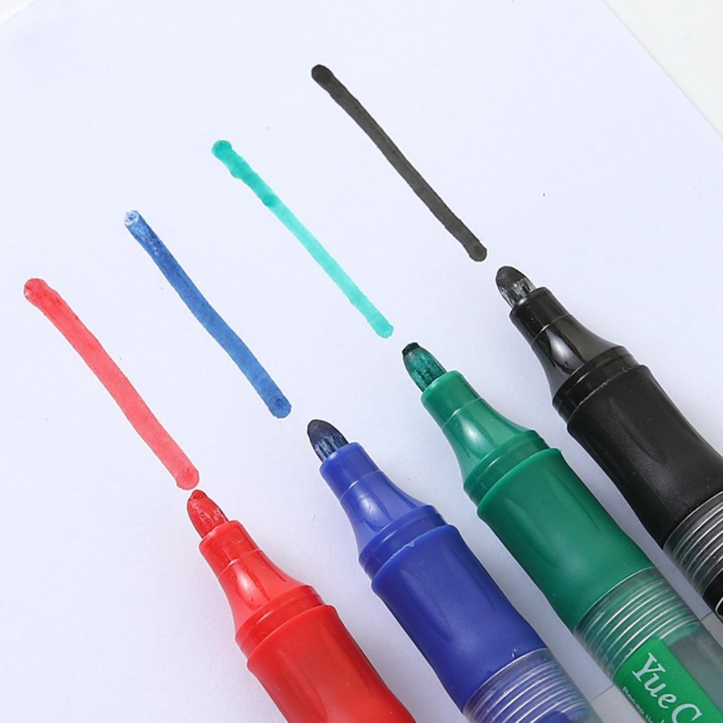 1 Pcs Erasable Whiteboard Pen Black Easy Erase White Board Marker Dry ...