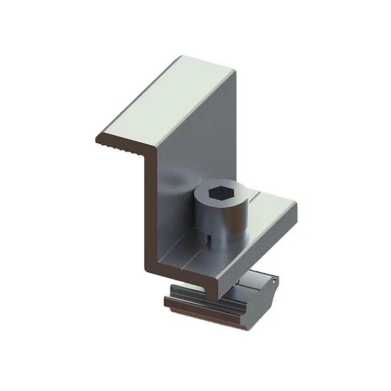 SOLAR CLAMP mid clamp, end clamp, and mini railing | Shopee Philippines