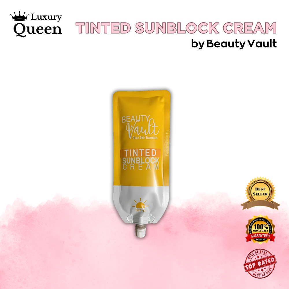 Tinted Sunblock Cream SPF45 by BEAUTY VAULT | Facial Sunscreen (50g) | Shopee Philippines