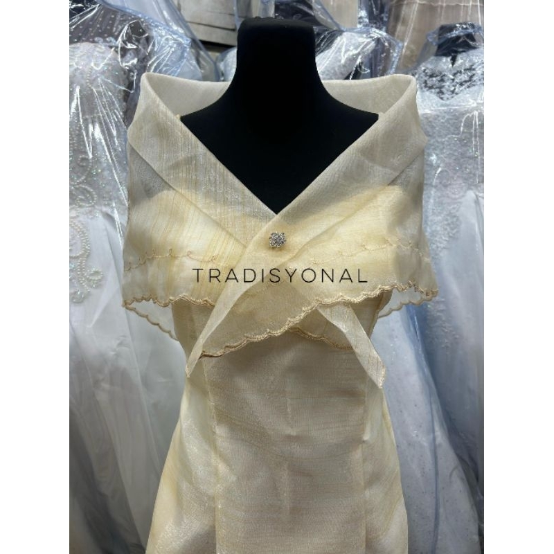 Alampay Filipiniana Embroidery Design (Brooch not included) | Shopee ...