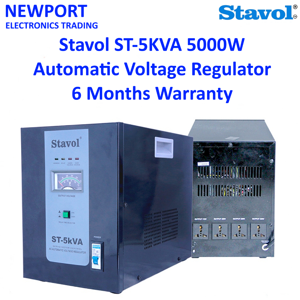STAVOL ST-5KVA 5000W Automatic Voltage Regulator AVR | Shopee Philippines