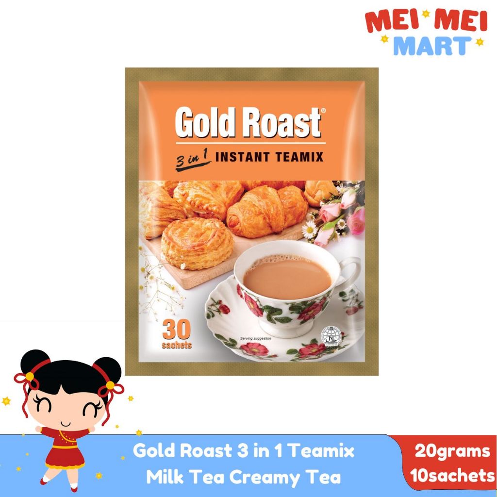 Gold Roast 3 in 1 Teamix Milk Tea Creamy Tea 20gramsx10sachets | Shopee ...