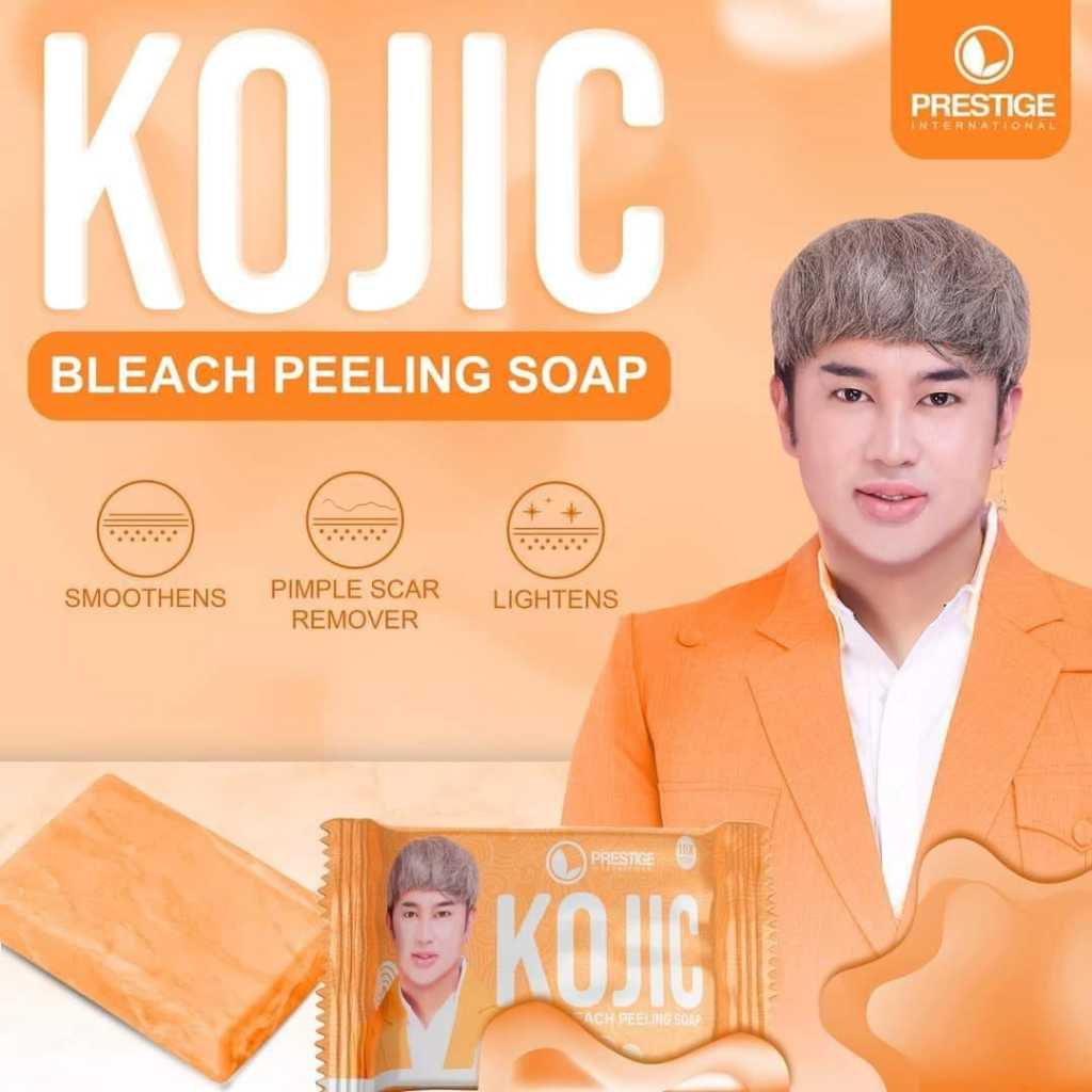 AUTHENTIC PRESTIGE KOJIC PAPAYA SOAP IN PILLOW PACK NEW PACKAGING ...