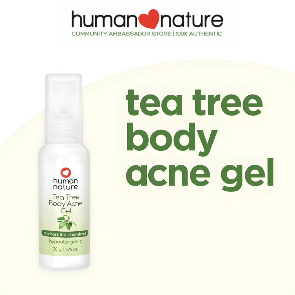 Human Nature Tea Tree Body Acne Gel 50g | Shopee Philippines