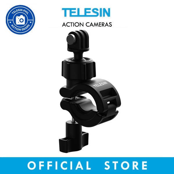 TELESIN Bicycle Handlebar Rack Tube Mount for Action Cameras DJ-HBM-001 ...