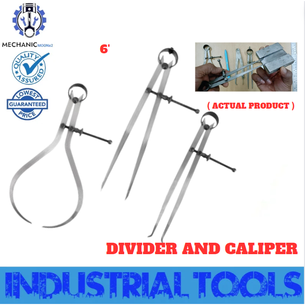 Japan Branded 5" Good Quality Spring Inside Outside Divider Caliper ...