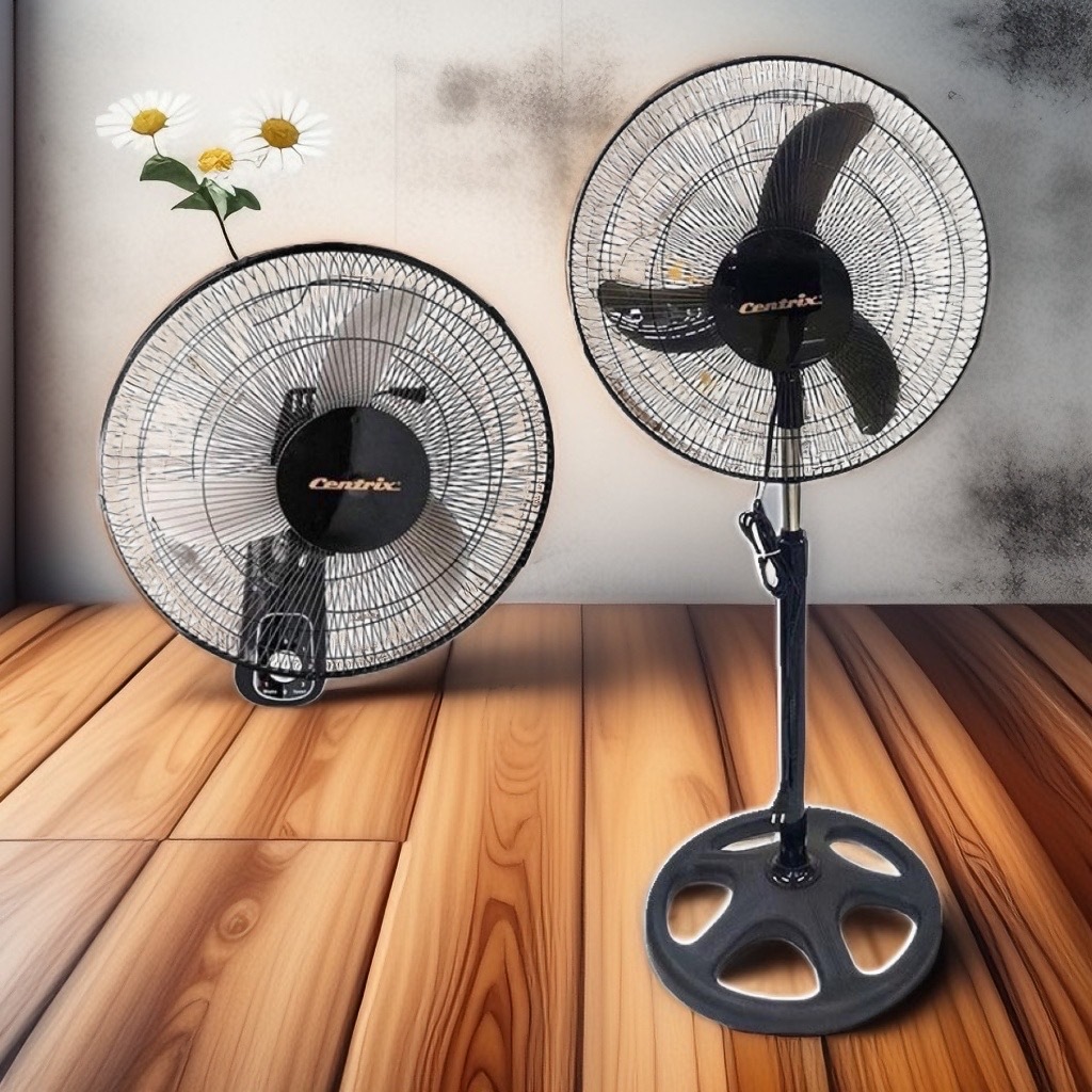 Centrix Buy-1 Take-1 Stand FAN WALL FAN PER PC 16-Inches 1666B+1677WF ...