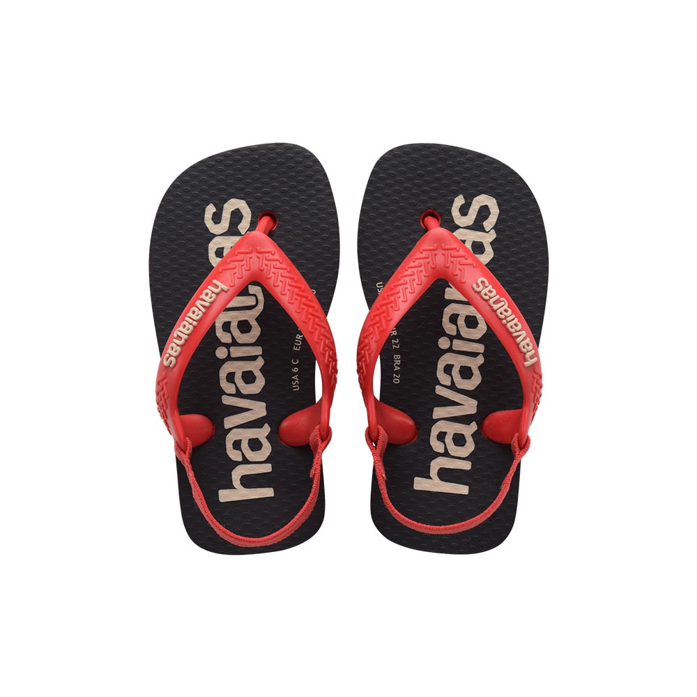 Havaianas Baby Logomania Blood Orange/Ruby Red | Shopee Philippines