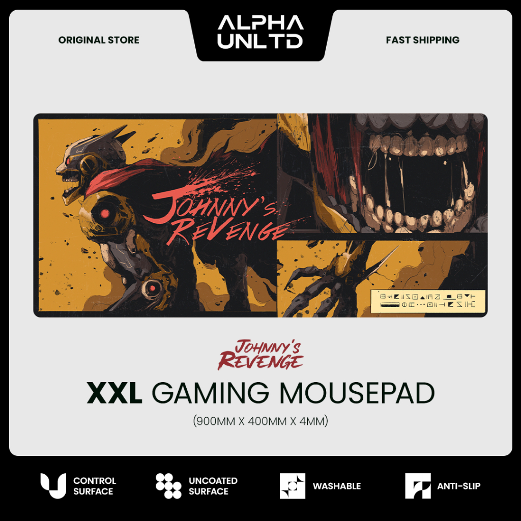 Alpha Unltd | "Johnny's Revenge" XXL | Micro-Control Gaming Mousepad ...