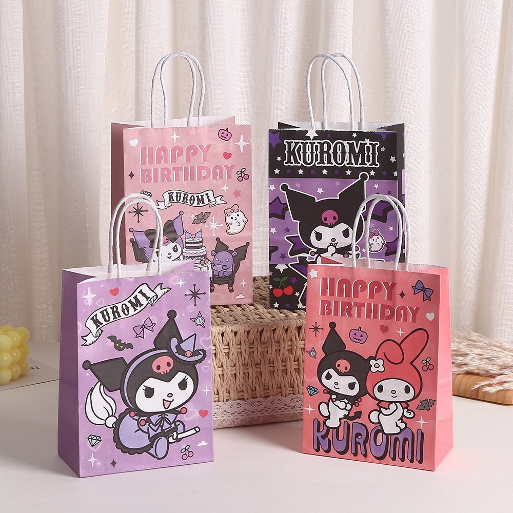 Agar.Shop 12pcs Kuromi Paper Bag Gift Away Birthday Party Paper Lootbag ... Agar.Shop 12pcs Kuromi Paper Bag Gift Away Birthday Party Paper Lootbag ...