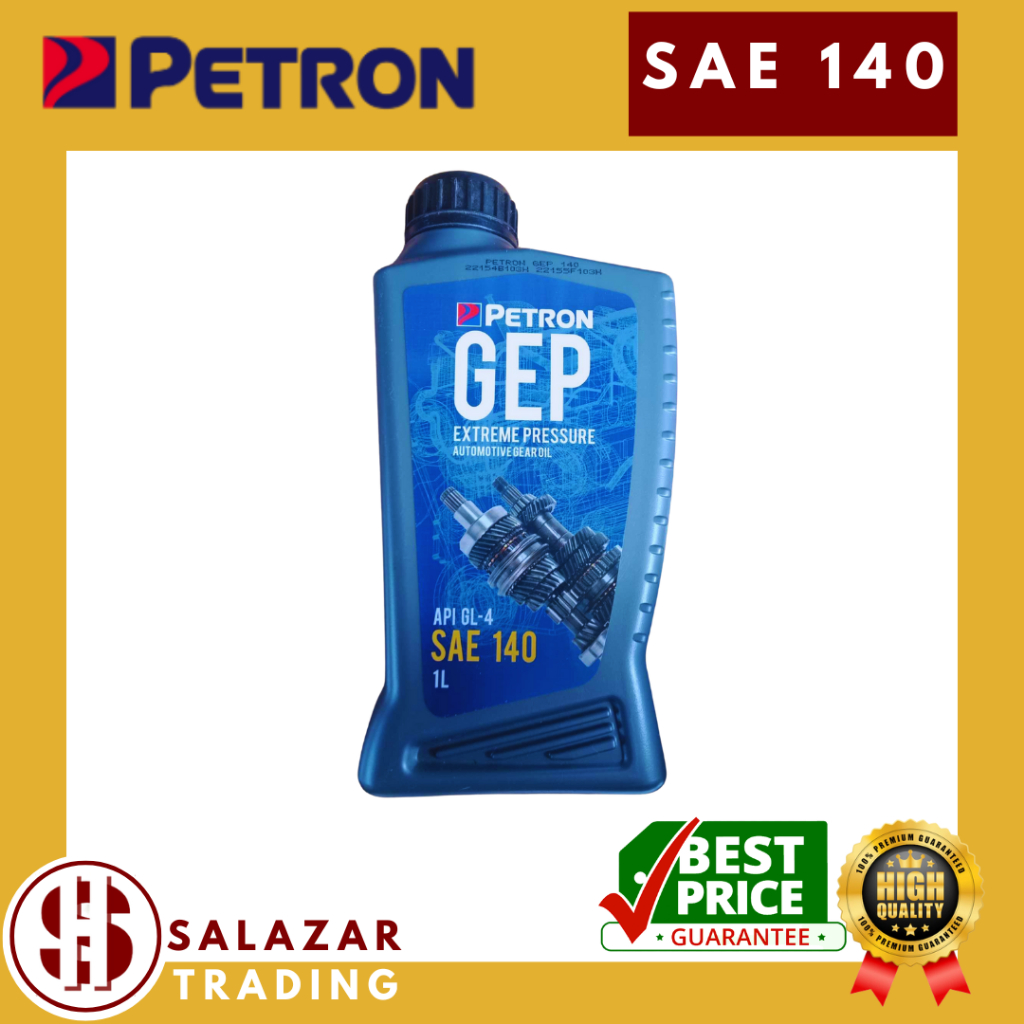 PETRON GEP SAE140 EXTREME PRESSURE AUTOMOTIVE GEAR OIL 1 LITER ...