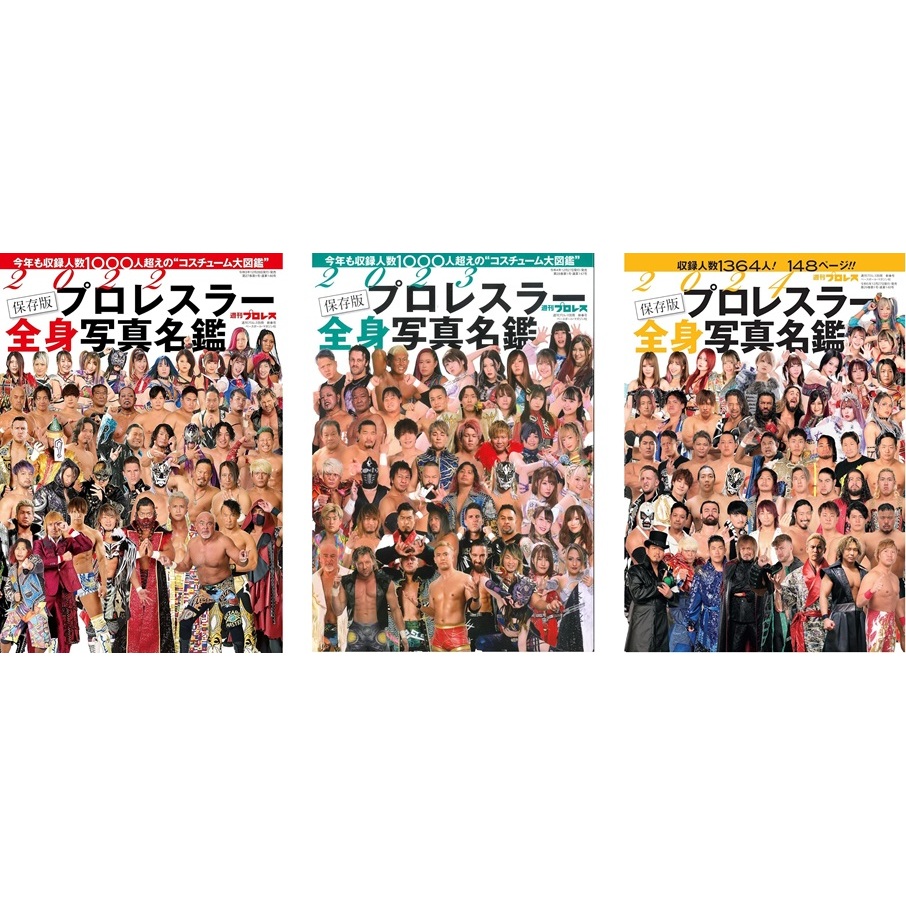 Brand-New Pro Wrestler Full-Body Photo Directory 2022-2024 Japanese ...
