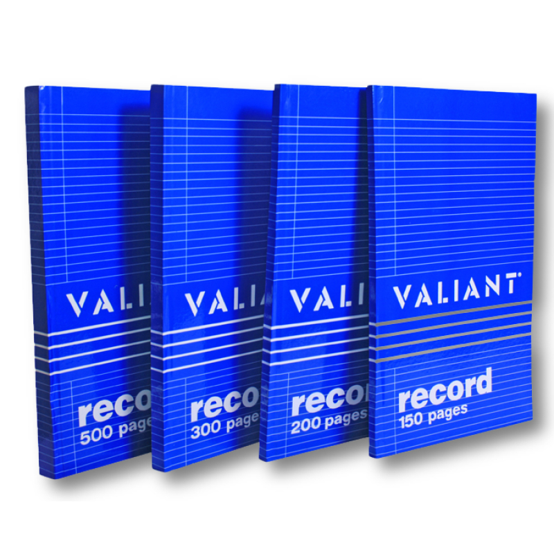VALIANT RECORD BOOK (500, 300 AND 200 PAGE) | Shopee Philippines