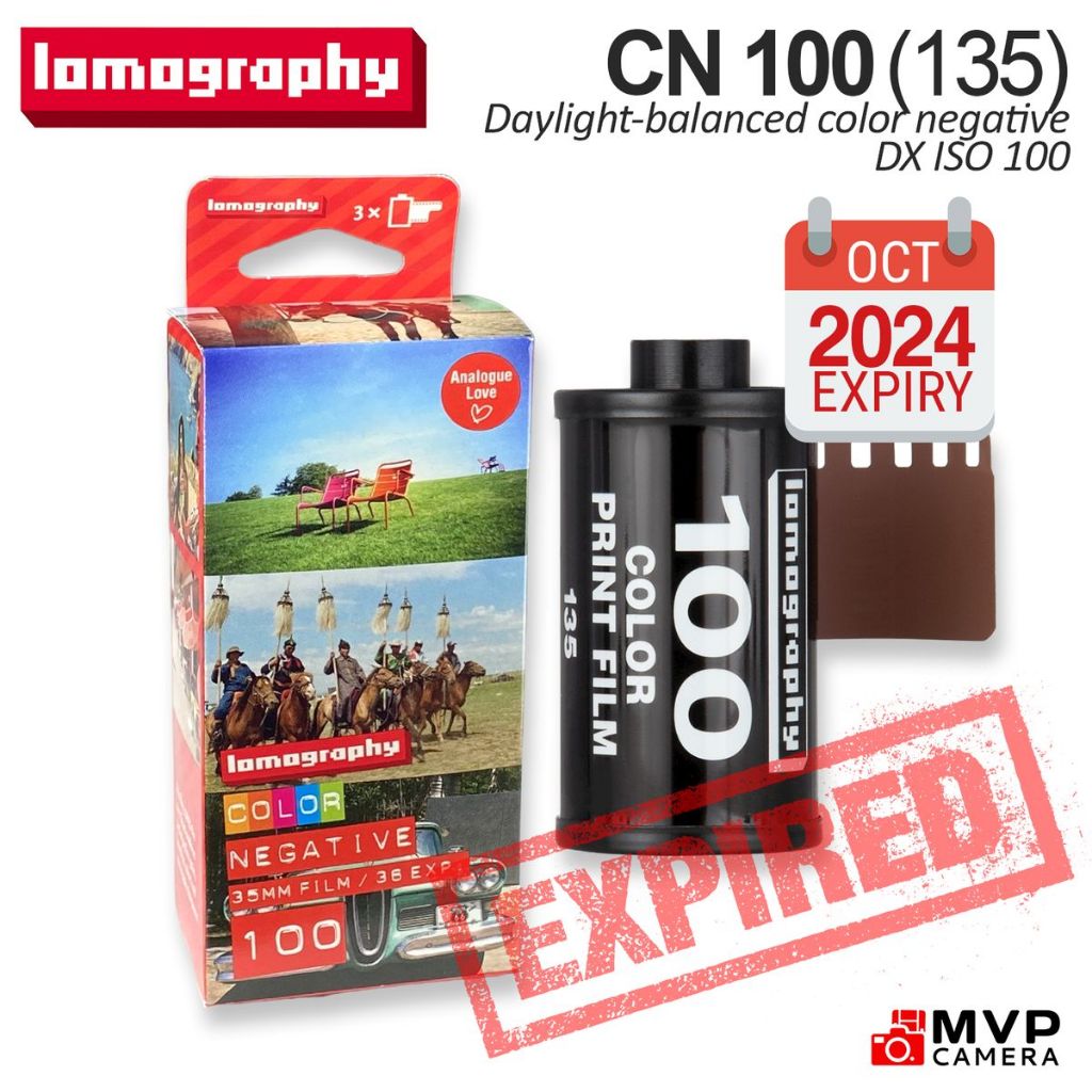 LOMOGRAPHY CN100 135 35MM Color Expired Negative Film ISO 100 36 ...