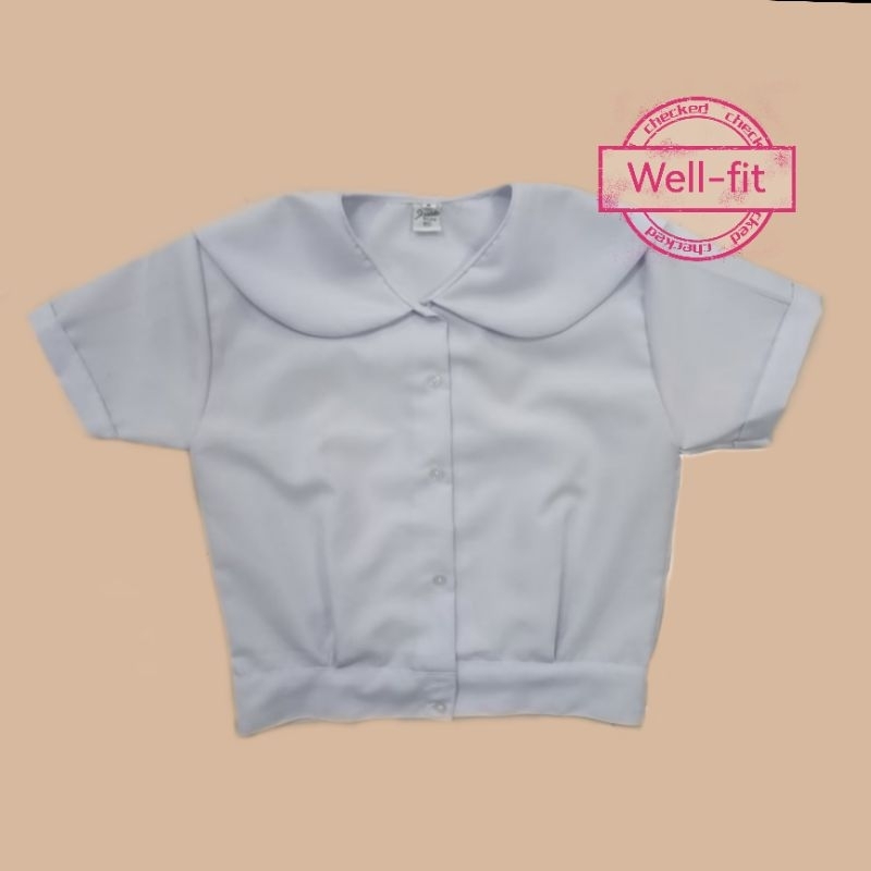School Uniform Blouse Baby Colar Katrina | Shopee Philippines