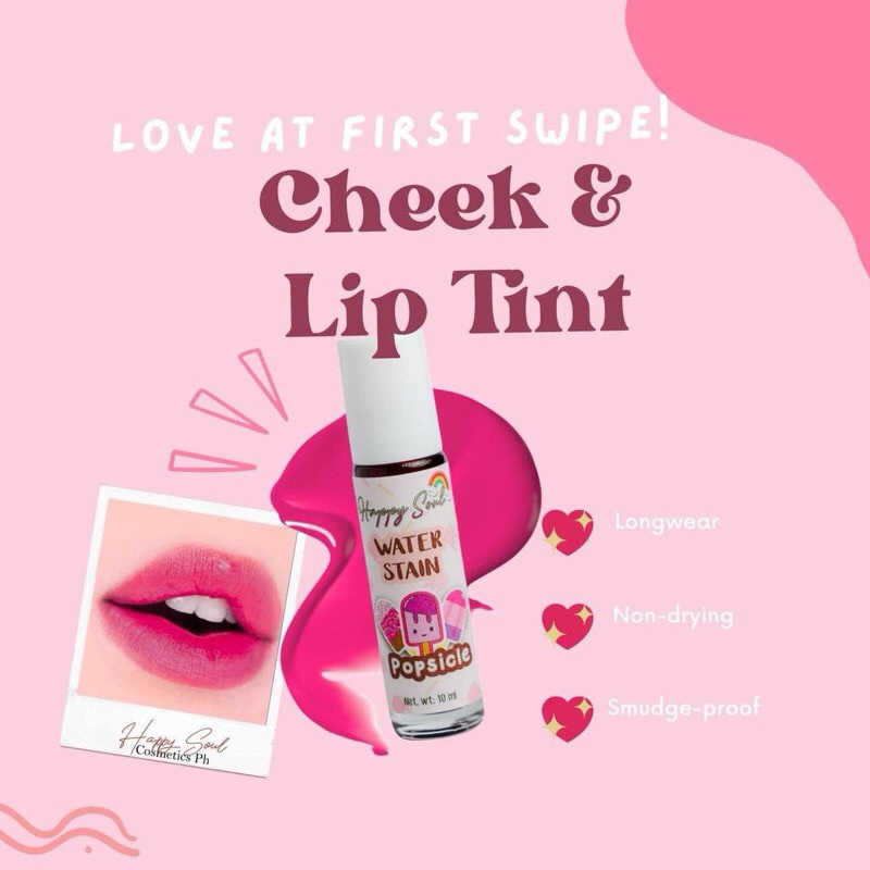 happy soul water stain cheek & liptint | Shopee Philippines