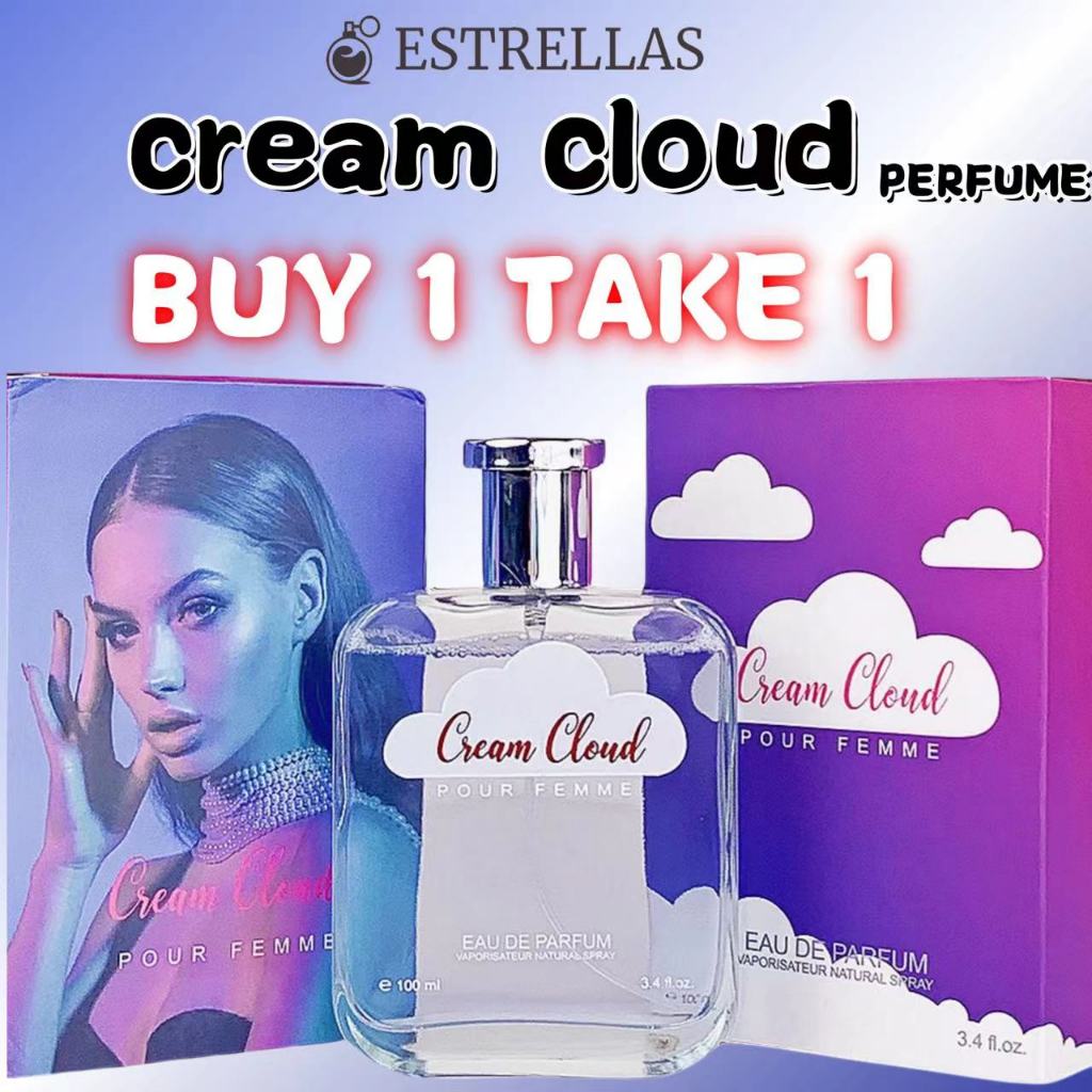 【BUY 1 TAKE 1】CREAM CLOUD Perfume Long Lasting ForWomen perfume 100ml ...