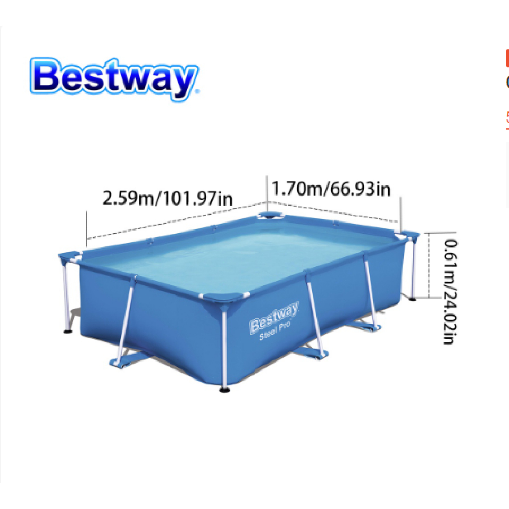 Bestway Children's Pool Adult Family Large Size pool Outdoor yard ...