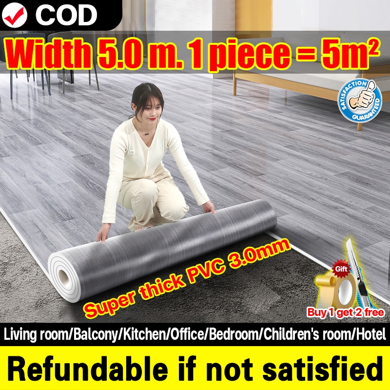 5/10m² Linoleum floor leather Direct laying of cement Household ...