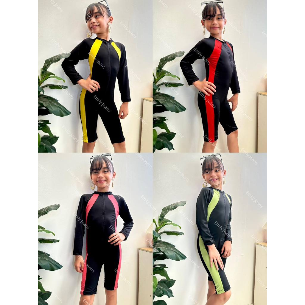 EMILY Rash Guard Swimming Attire for Kids 5 to 9 Years Old PETTIE 10967 ...
