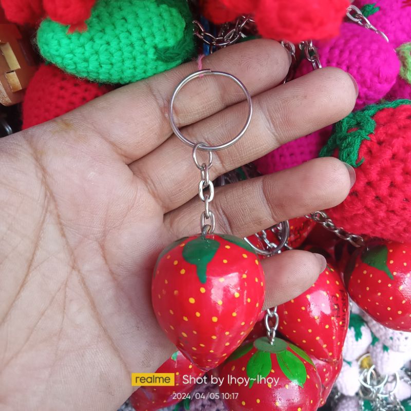 BAGUIO-BENGUET PRODUCT KEY CHAINS strawberry shape | Shopee Philippines