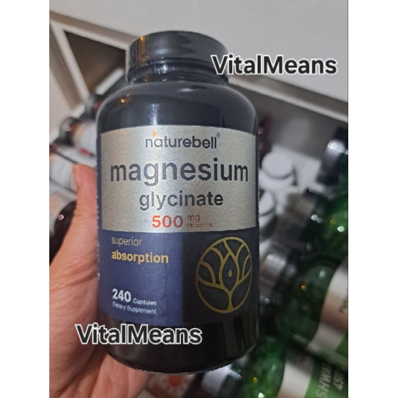 Magnesium Glycinate 500mg per serving, 240 Capsules | Shopee Philippines Magnesium Glycinate 500mg per serving, 240 Capsules | Shopee Philippines