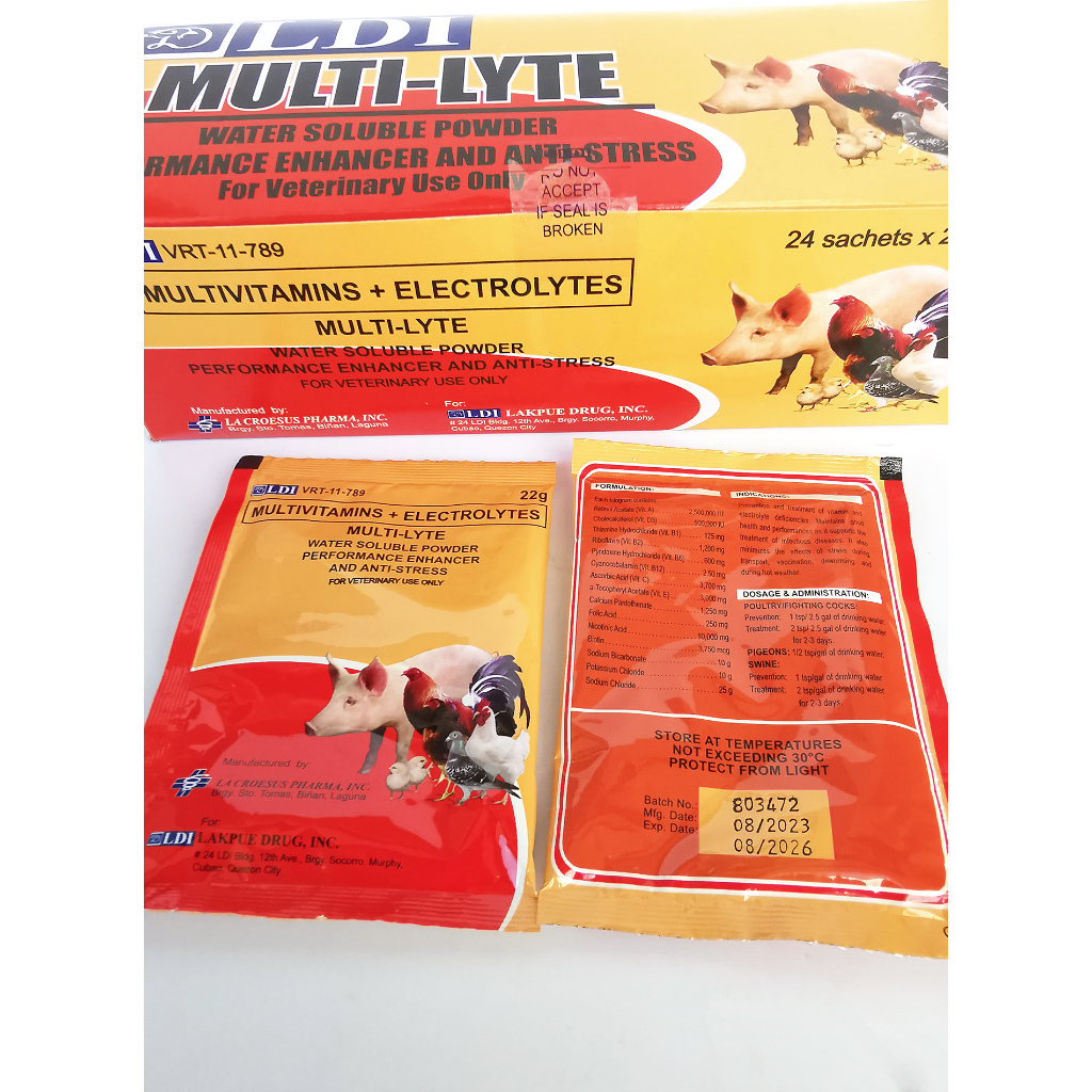Multi-lyte Premium Multivitamins + Electrolytes + Probiotic + CGF 22g ...
