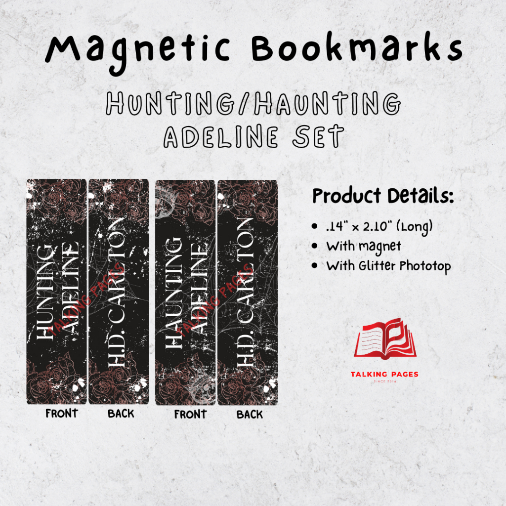 Hunting + Haunting Adeline Magnetic Bookmarks | Shopee Philippines