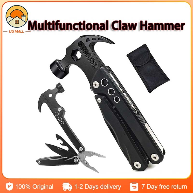 Multi-tool Hammer Multiporpose hammer emergency repair hammer 12 in 1 ...