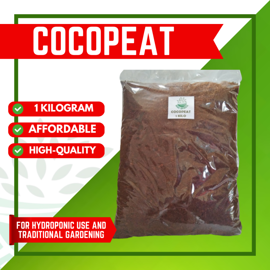 COCOPEAT FOR HYDROPONIC AND TRADITIONAL GARDENING (1 KILOGRAM PER PACK ...