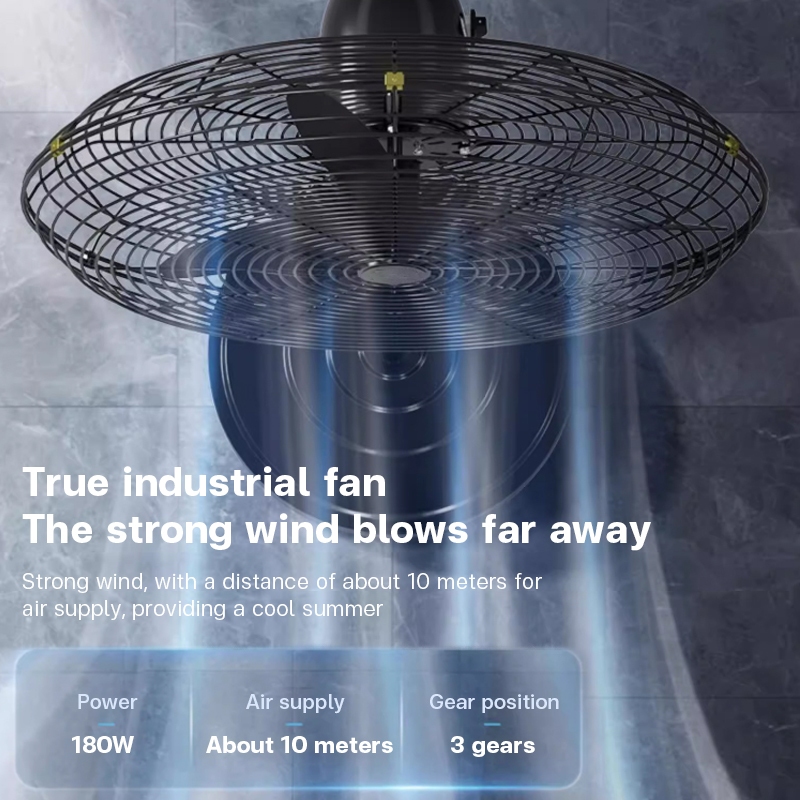 Industrial fan Heavy Duty Electric Fan Stand Fan 30 Inches Big Wind ...