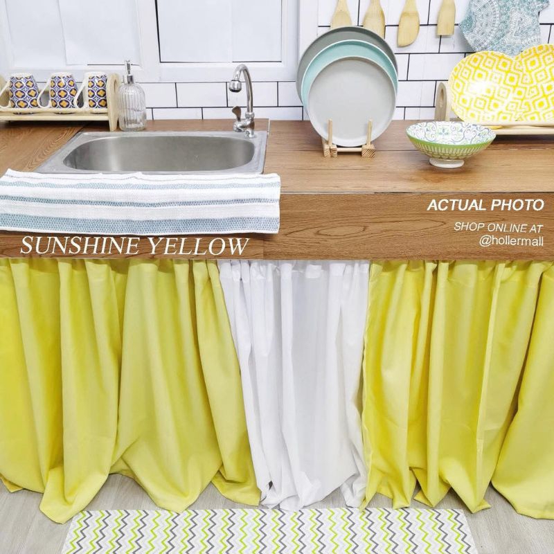 Thick (Makapal)Lababo Kitchen Sink Curtain | KATRINA CLOTH PASTEL ...