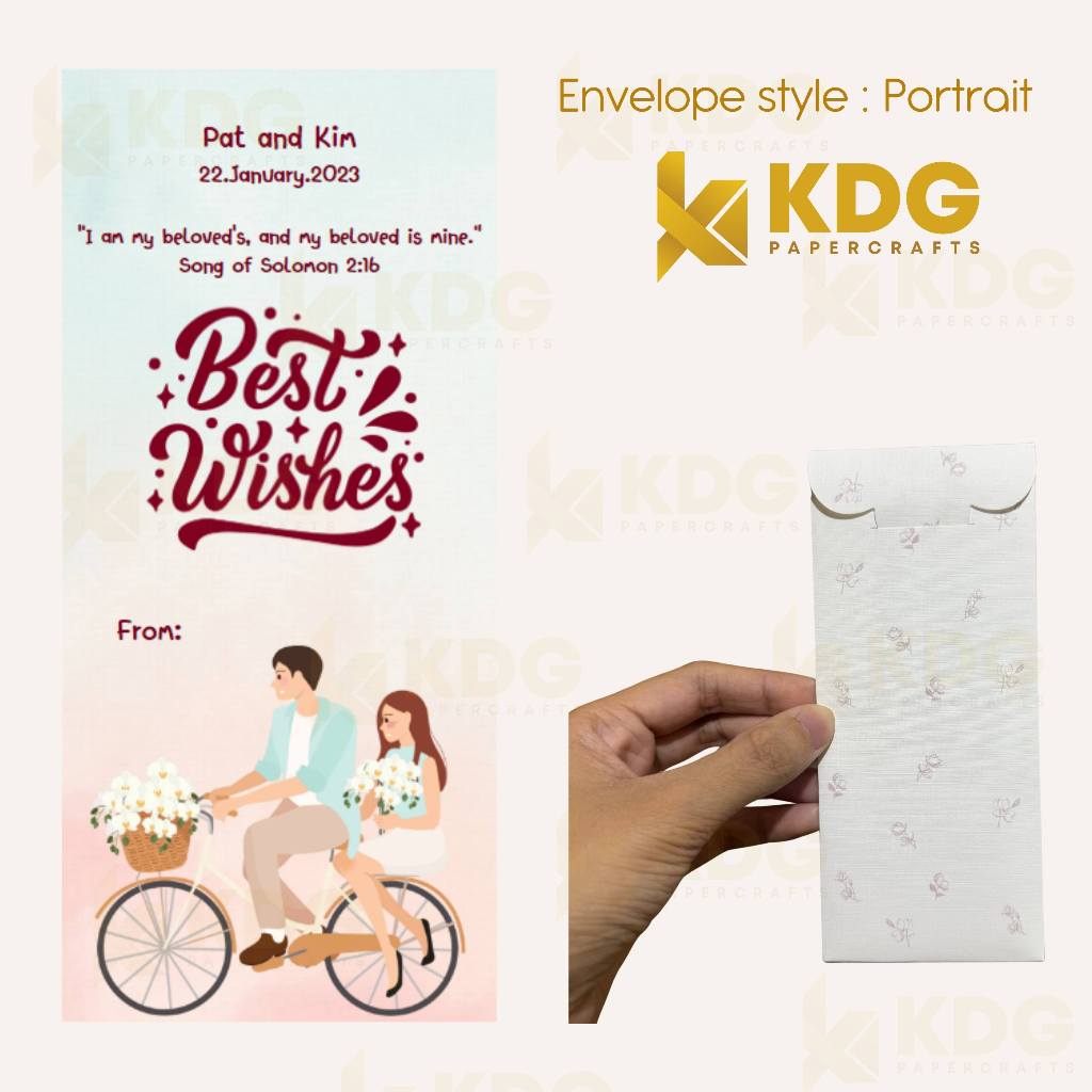 5 pcs - Money Envelope / Wedding Envelope / Cash Envelope / Angpao ...