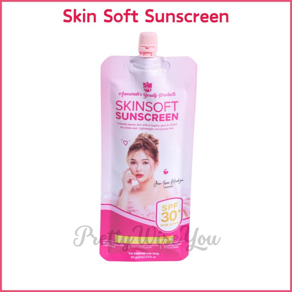 Skin Soft Sunscreen Creme 60g SPF30 Skinsoft Aamarah Beauty | Shopee ...