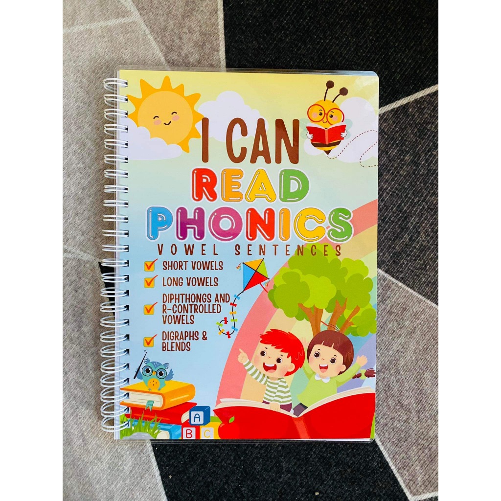 Phonics & CVC in sentences Book for Kids Reading Practice for Beginners ...