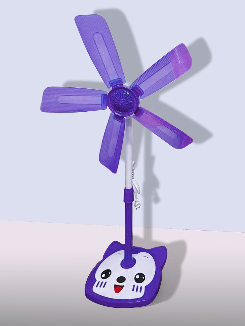 KUKU 5 Blade Stand Fan Portable Floor Fan Adjustable Electric Fan ...