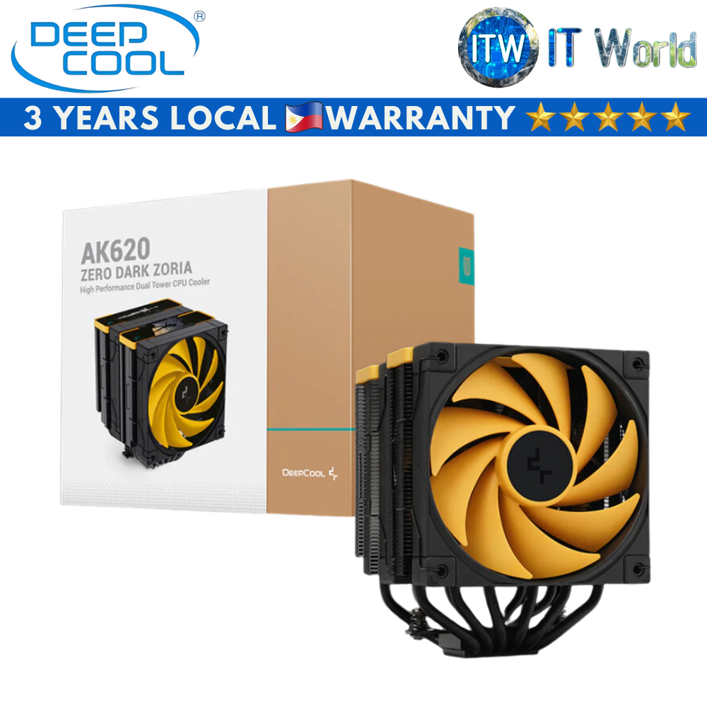 Deepcool AK620 ZERO DARK ZORIA Aircooler (R-AK620-BKNPMN-E) | Shopee ...