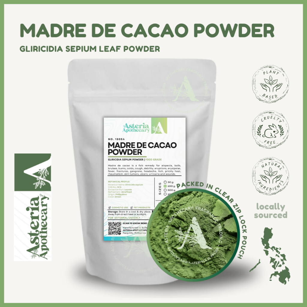 Madre de Cacao (MDC) / Kakawate Leaf Powder 500g & 1Kg - Asteria ...