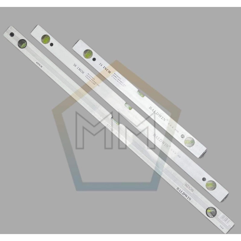 Baldwin Aluminum Level Bar 18”/24”/36”/42”/48” | Shopee Philippines
