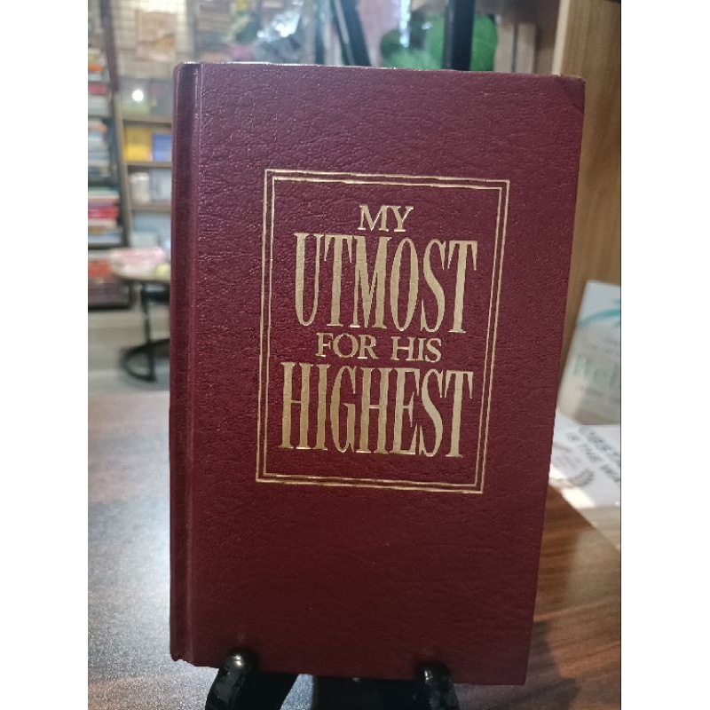 MY UTMOST FOR HIS HIGHEST by OSWALD CHAMBERS (HARDCOVER) | Shopee ...