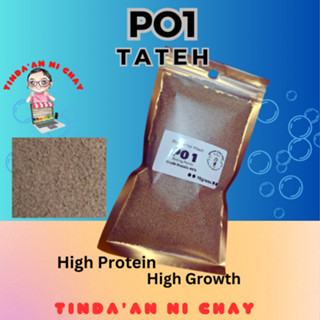 Tateh 75g PO PO1 PO2 PO3 PO4 fry booster guppy Bettas, Molly small fish pellets sinking aquarium ...