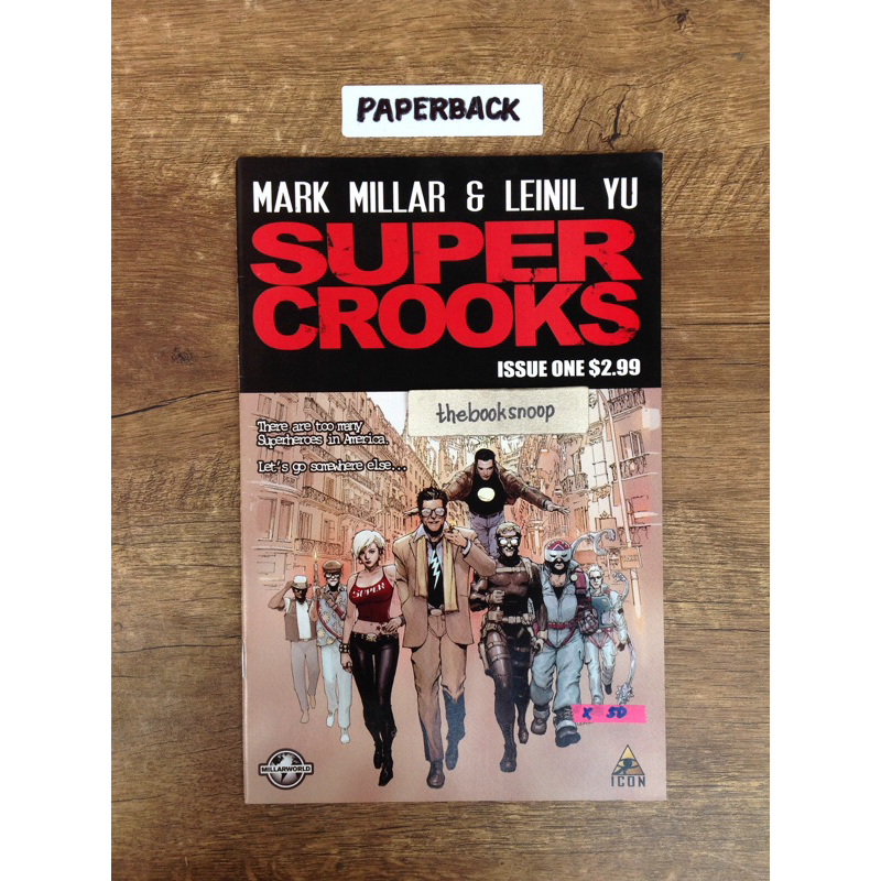 Super Crooks Issue 1 by Mark Millar graphic novel | Shopee Philippines