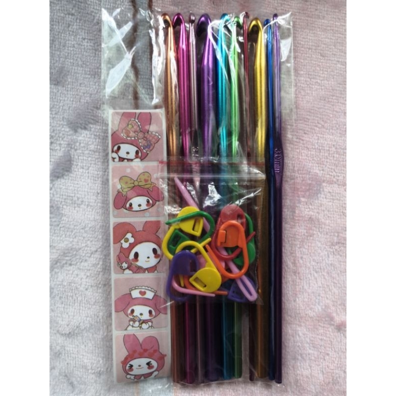 Aluminum crochet hook set | Shopee Philippines