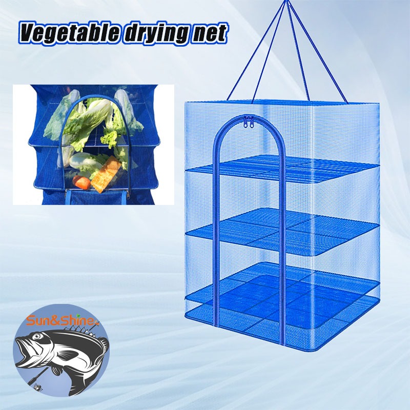 Food Drying Net 3-Layer/5-Layer Vegetable Drying Cage Fish and Fruit ...