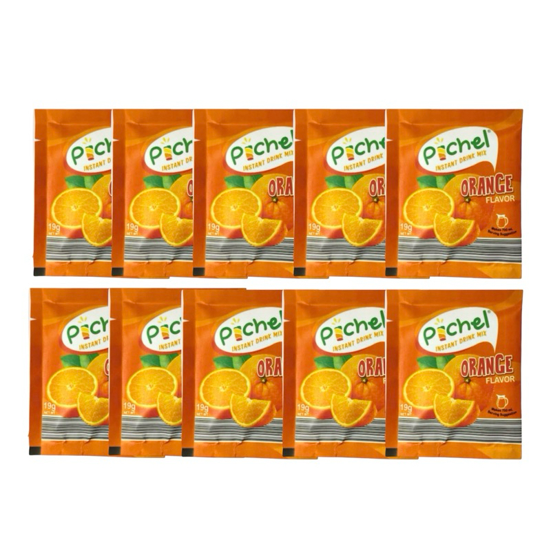 Pichel Instant Drink Mix Orange 12pcs 19grams each | Shopee Philippines