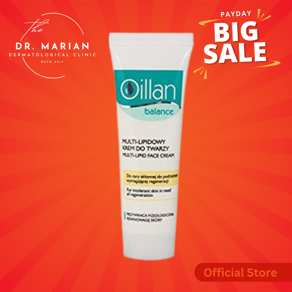 Oillan Multi-Lipid Facecream for VERY dry skin with Hyaluronic Acid (40 ...