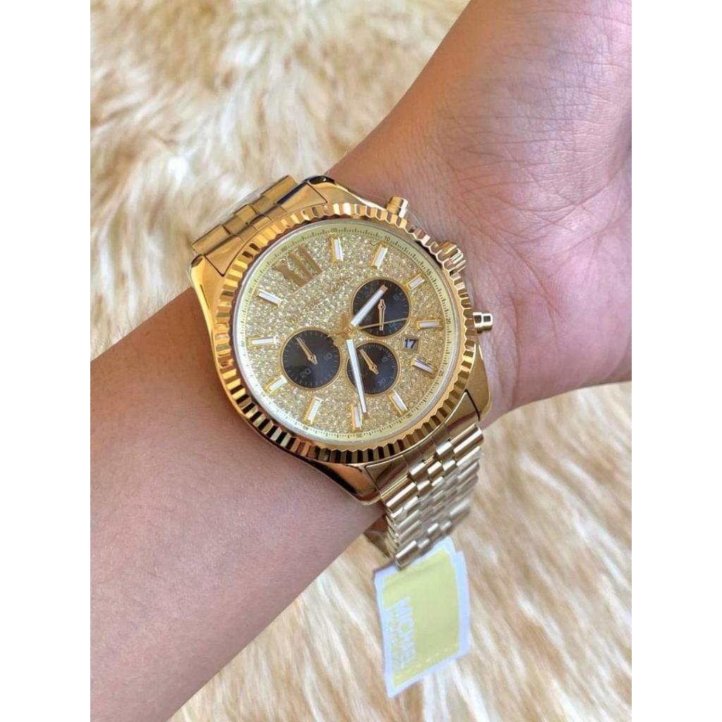 pawnable mk watch mk lexington jingkee mk8494 #Soldperpiece | Shopee ...