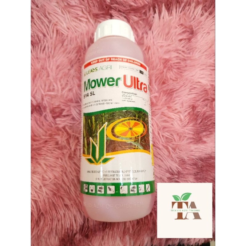 Mower Ultra Herbicide 1 liter ~ Glyphosate and 24d amine ~ Leads Agri ...